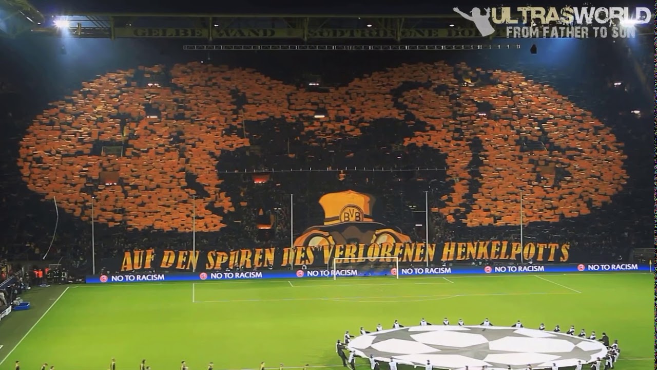 Amazing tifo BVB Ultras - YouTube
