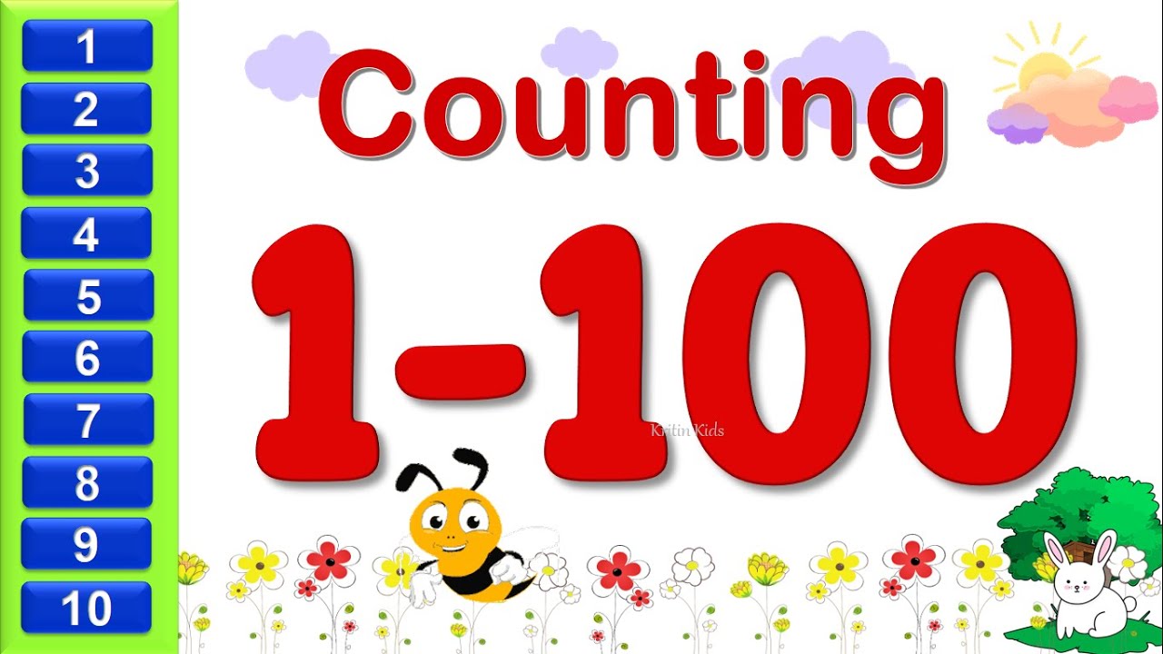 1 to 100 Counting | 123 Numbers | Learn 123 Numbers | Counting Numbers ...