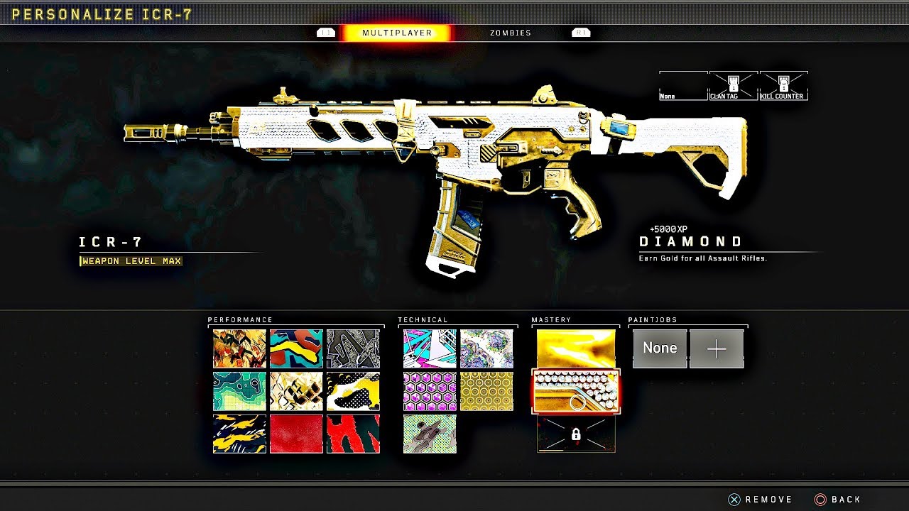 ROAD TO DARK MATTER CAMO! Diamond Assault Rifles Unlocked (Black Ops 4 ...