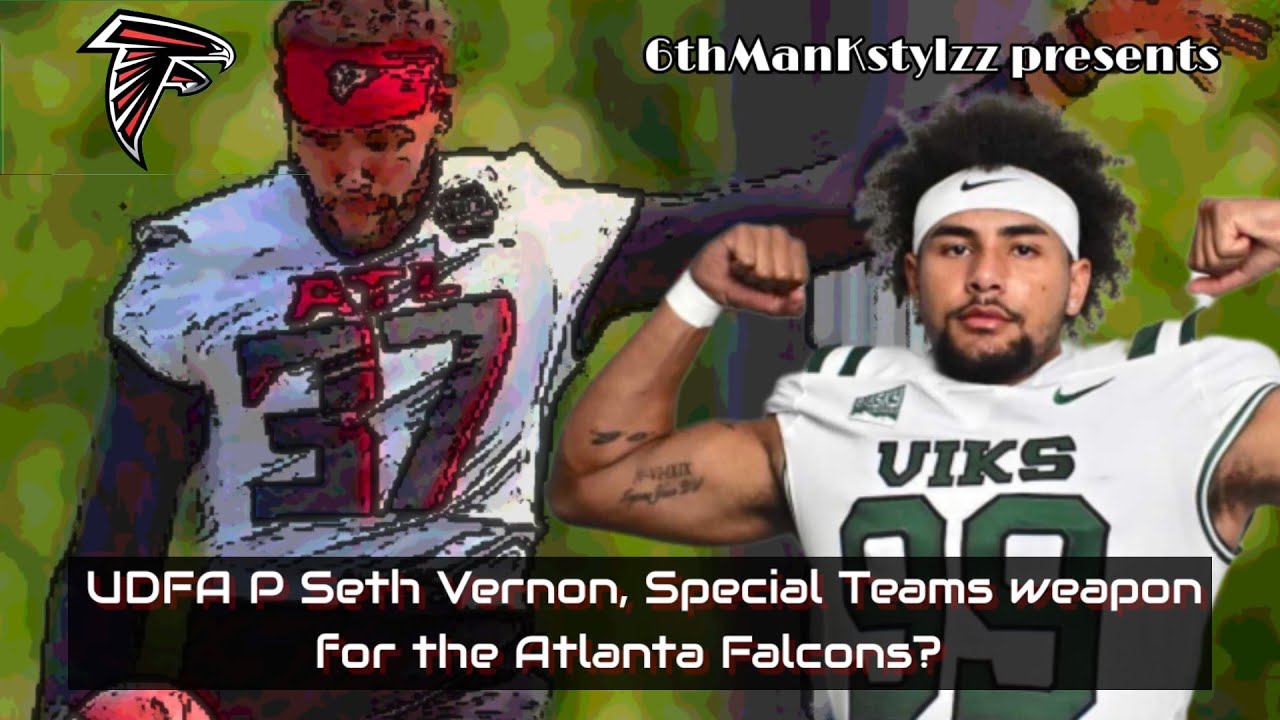 UDFA P Seth Vernon, Special Teams weapon for the Atlanta Falcons? - YouTube
