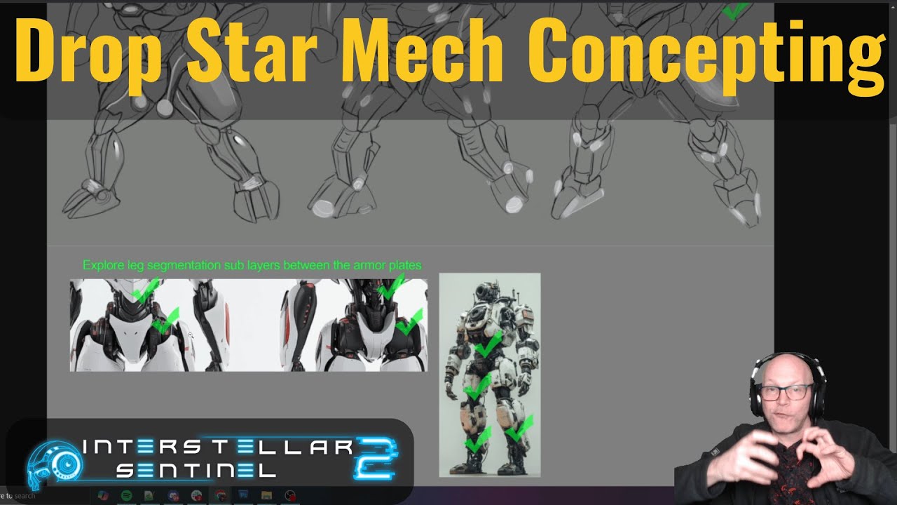 Drop Star Mech Mercs Ep. 02 | Concepting, shapes, anatomy & chaotic ...