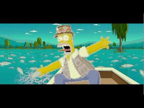 The Simpsons Movie - Bart Fishing With Homer - YouTube