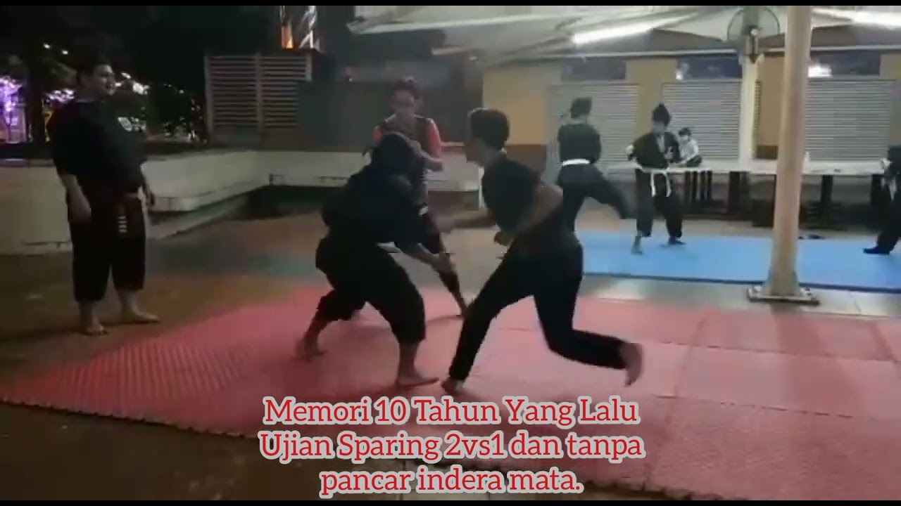 Silat Seni Gayong : Free Sparing 2 vs 1 dalam 'GELAP' - YouTube