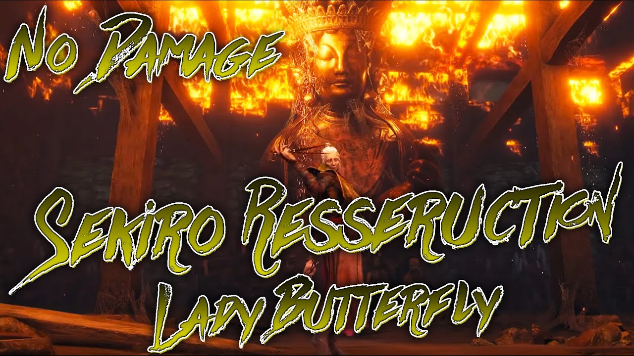 No Damage Lady Butterfly | Sekiro Resurrection - YouTube