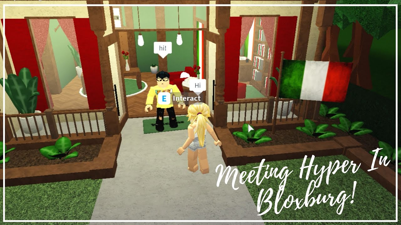 I FINALLY MET DYLAN THE HYPER! Meeting HYPER In Bloxburg - YouTube