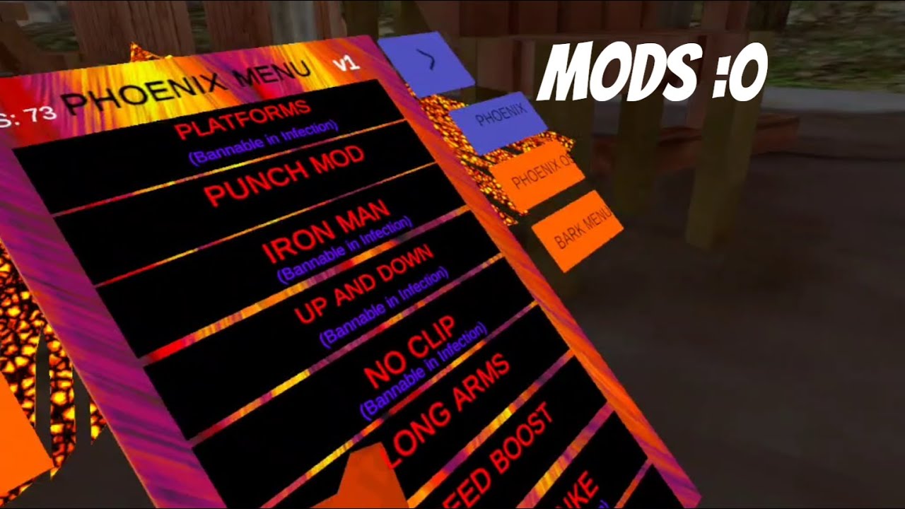 REVIEWWING MODS IN PHOENIX TAGGERS (fan game for gorilla tag) - YouTube