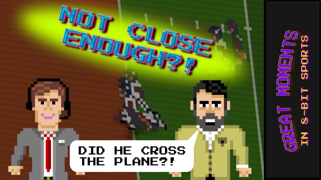 A Game Of Inches | Retro Bowl | Great Moments In 8-Bit Sports - YouTube