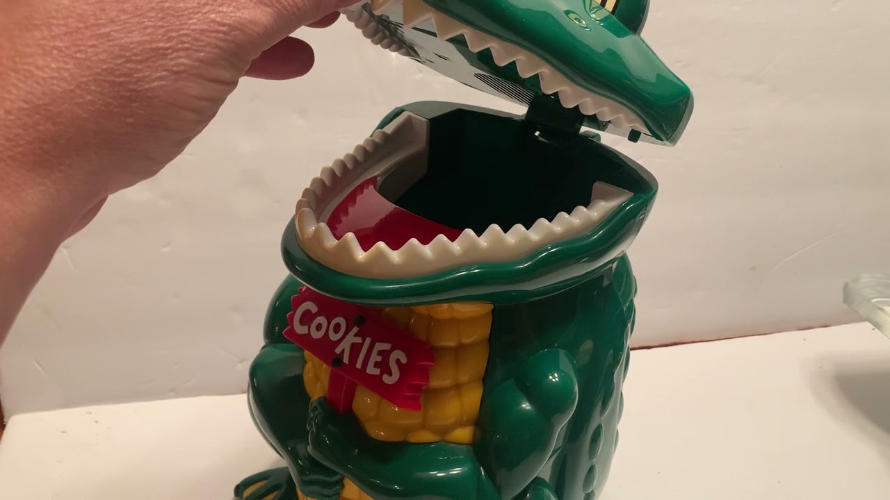 Alligator Cookie Jar - YouTube