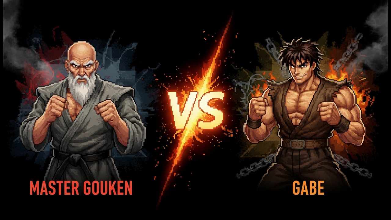 [MASTER GOUKEN] VS [GABE] | Random MUGEN Battle | Retro Fighting Games ...