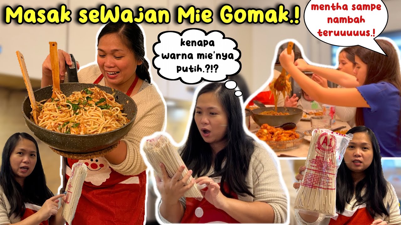 ANAK BULE SAMPE NAMBAH2 MAKAN MIE GOMAK.! - YouTube