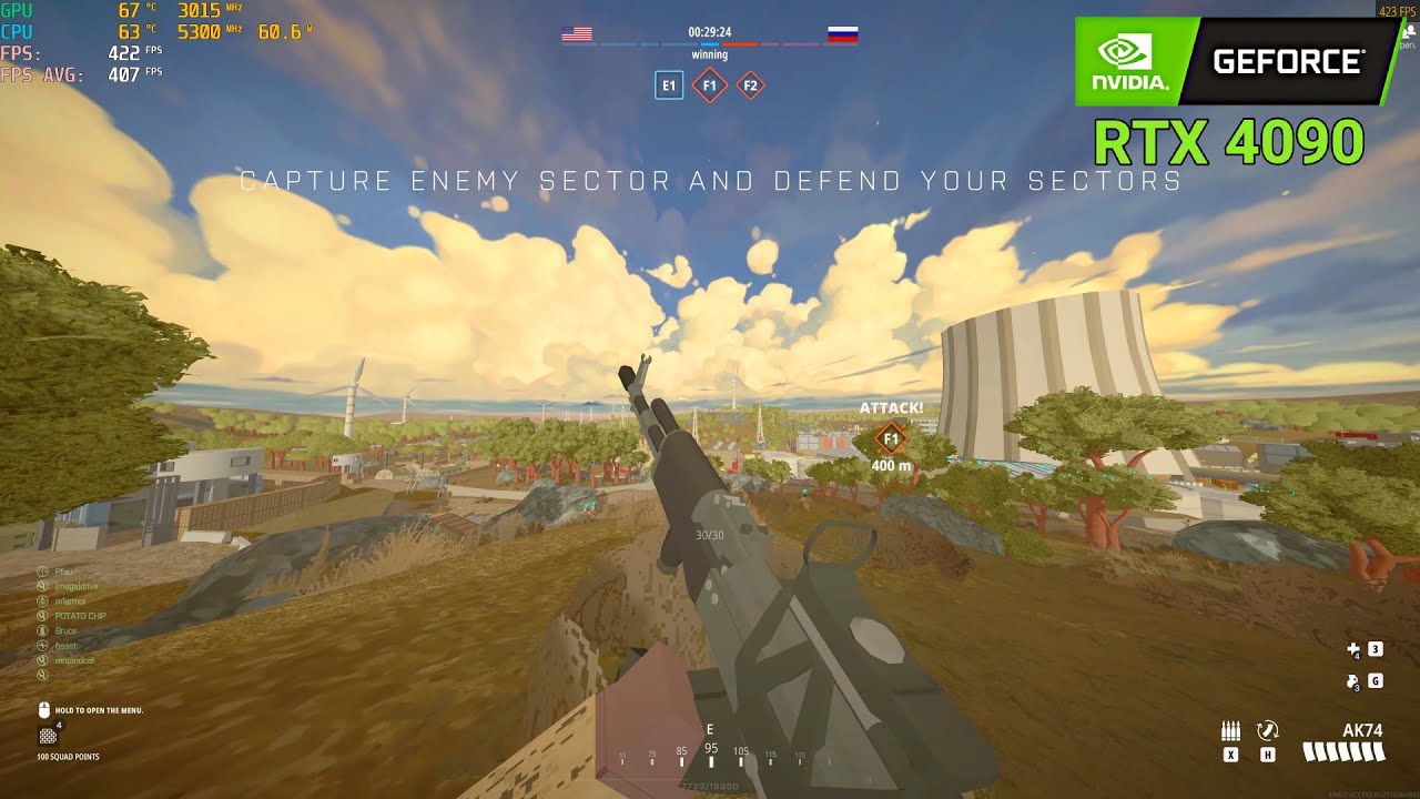 Battlebit Remastered : Ultra Settings @4k (Ryzen 9 7950x3d + RTX 4090 ...