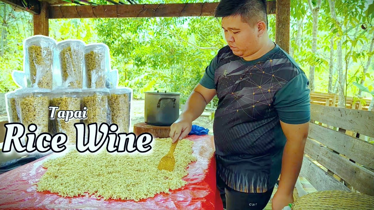 Rice Wine(Tapai): Making Sabahan Rice Wine(Tapai) at Home - YouTube