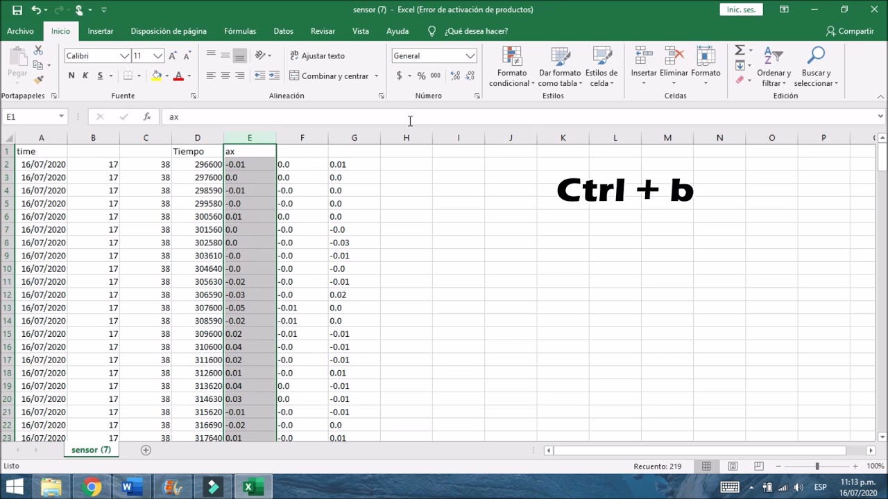 Procesamiento de datos de Physics Toolbox Sensor Suite. Péndulo físico- Grupo TEEC - YouTube