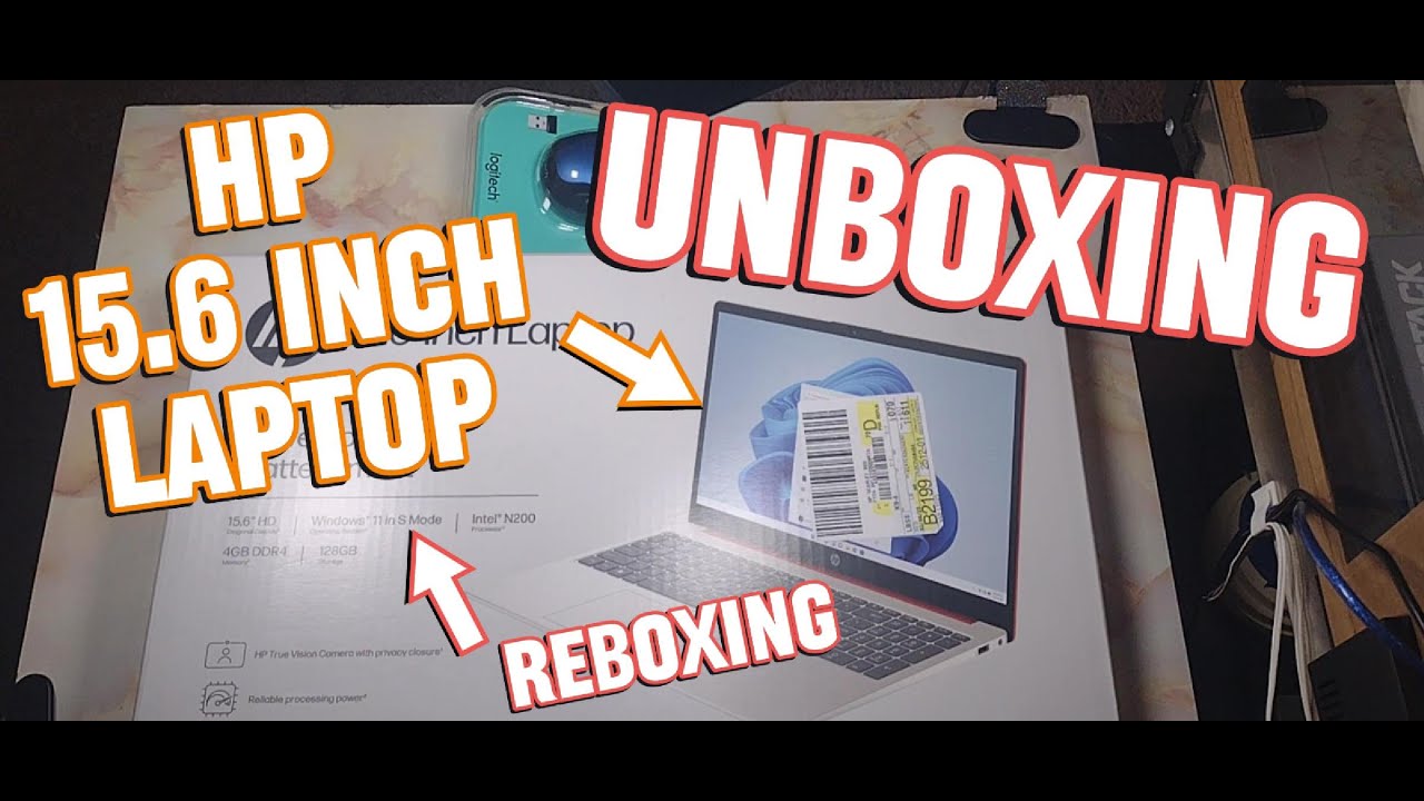 UNBOXING REBOXING HP Laptop Red - YouTube