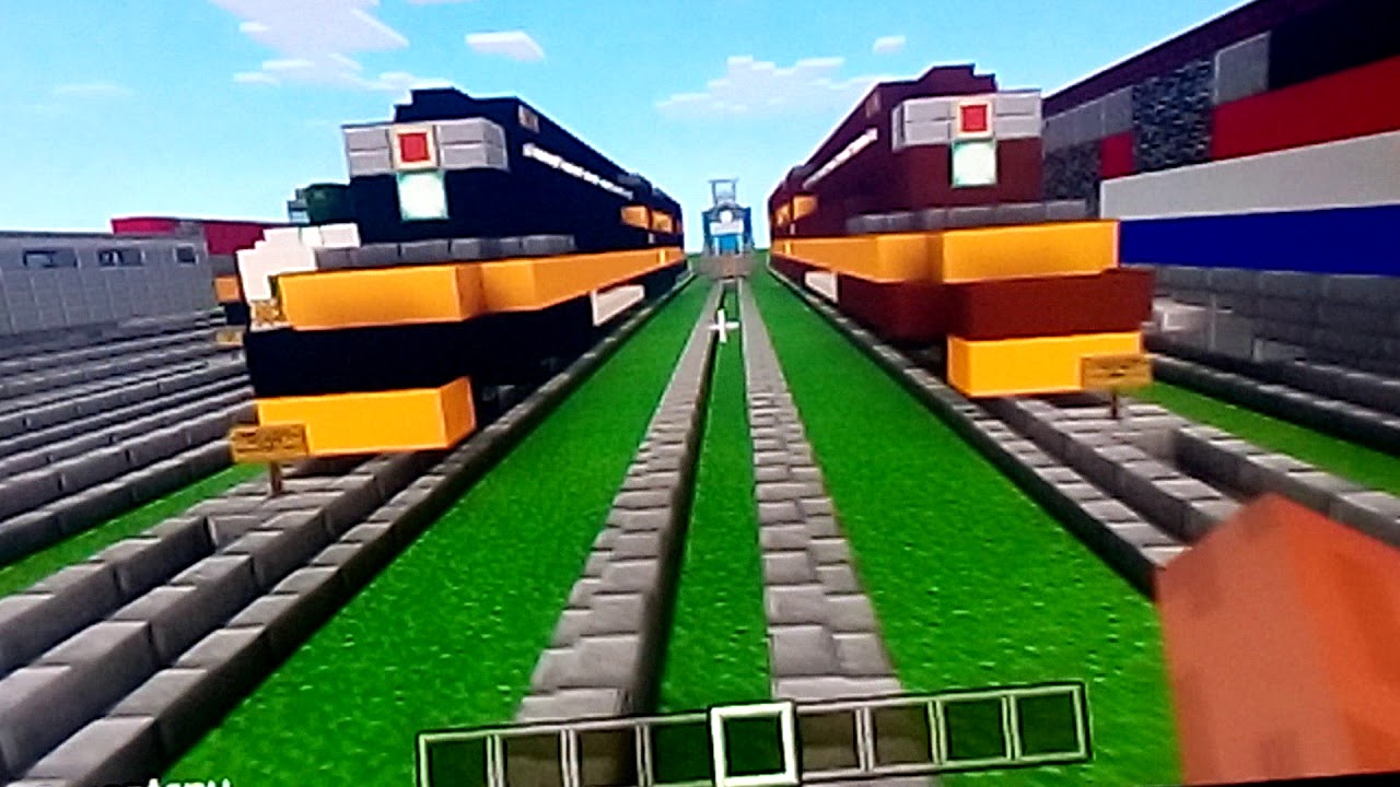 Reviewing X2 Pennsylvania Railroad K-4 Pacific train in Minecraft - YouTube