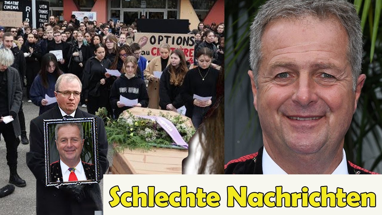 Zur Beerdigung von Norbert Rier kamen viele junge Menschen, um Abschied ...