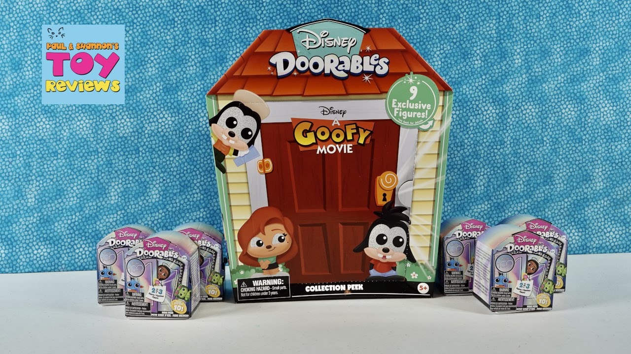 Disney Doorables A Goofy Movie 100 Series 10 Figure Unboxing ...