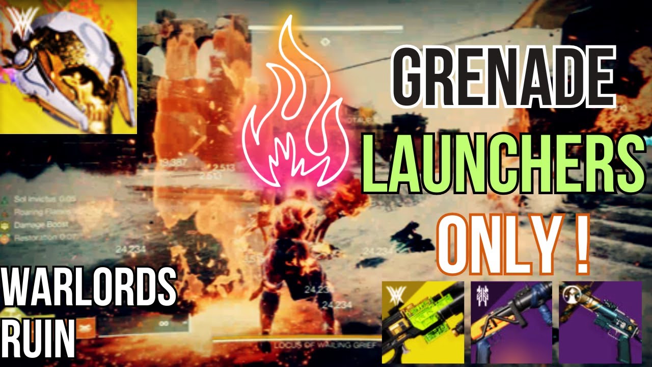 Solo Warlords Ruin | Titan | Triple Grenade Launcher Build | Destiny 2 ...