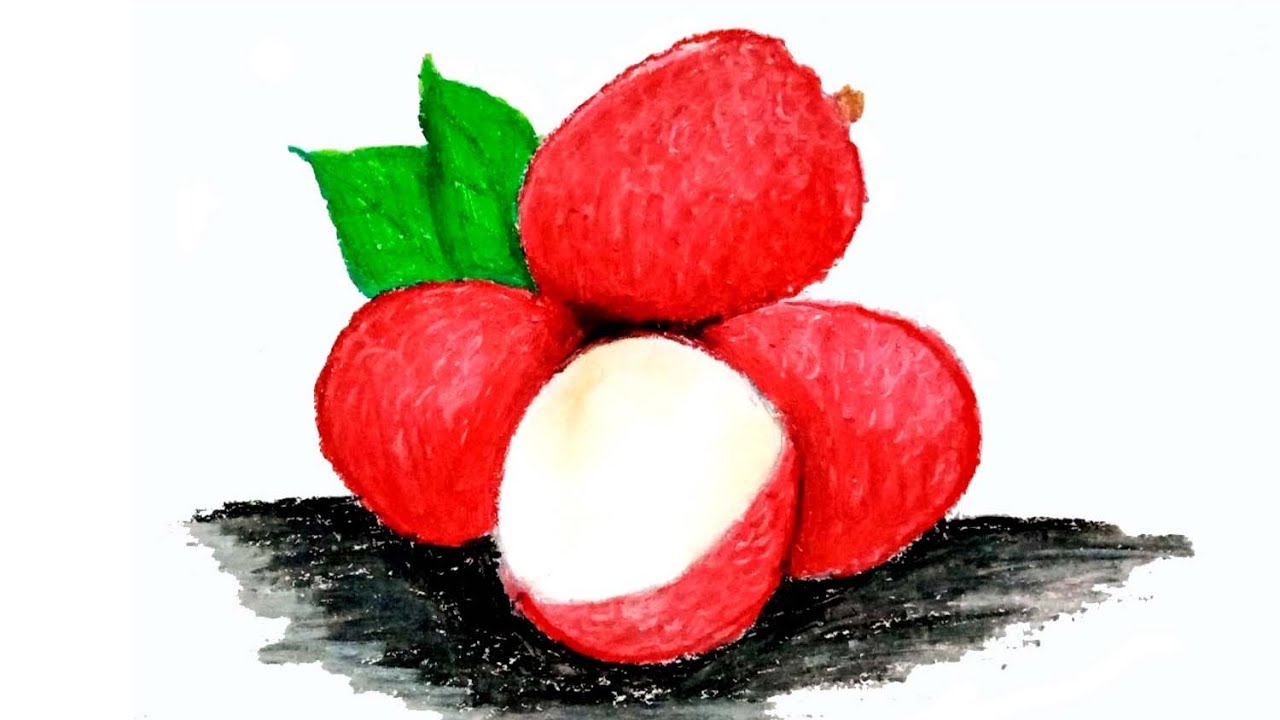 How to Draw a Lichi Step by Step - YouTube