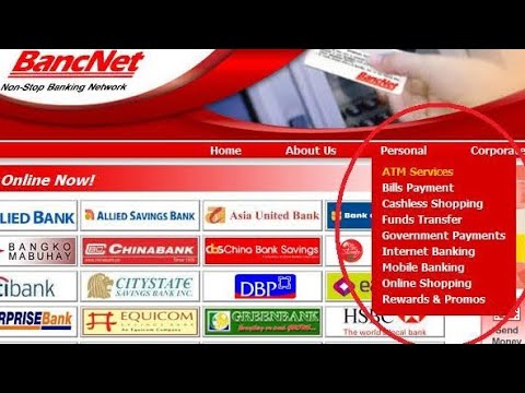 Paano Mag Register sa Bancnet ATM Services | Online Balance Inquiry | Online Payment - YouTube