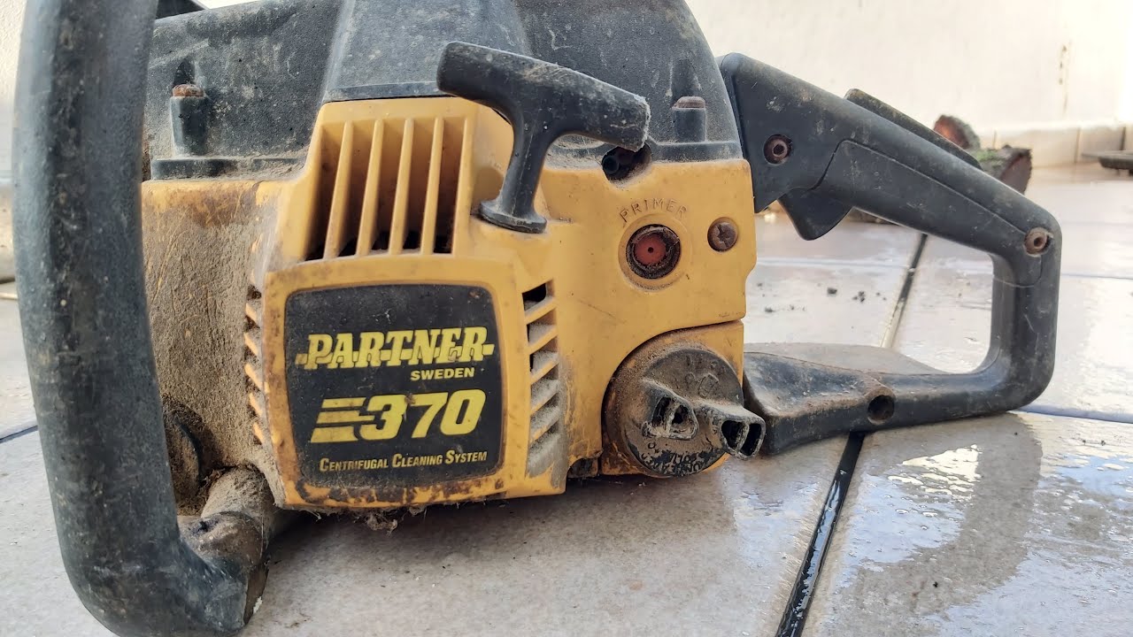 Αλυσοπρίονο σβήνει όταν πατάω γκάζι Partner 370 - YouTube