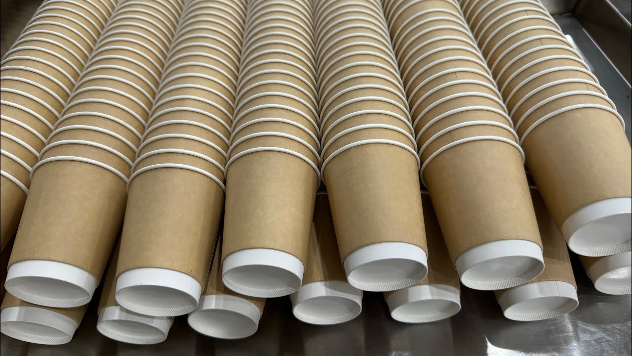 High speed paper cup machine with detecting system connect kraft paper ...