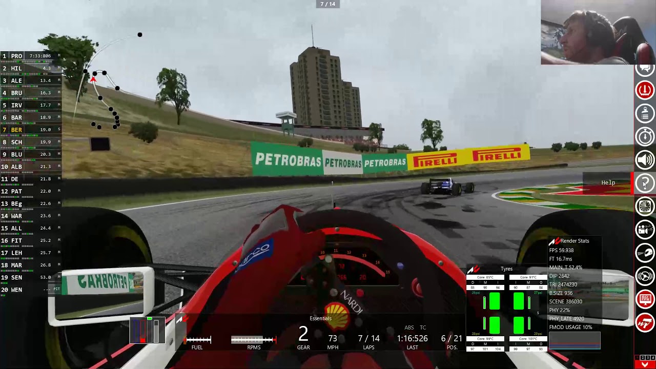 Assetto Corsa 1993 Formula One World Championship Season 1. Brazilian ...
