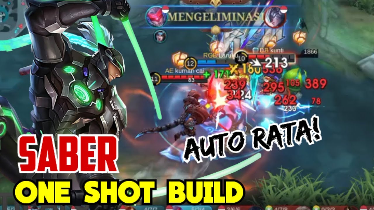 SABER GAMEPLAY SOLO RANK | KOMBEK IS REAL SABER FULL POWER !! - YouTube