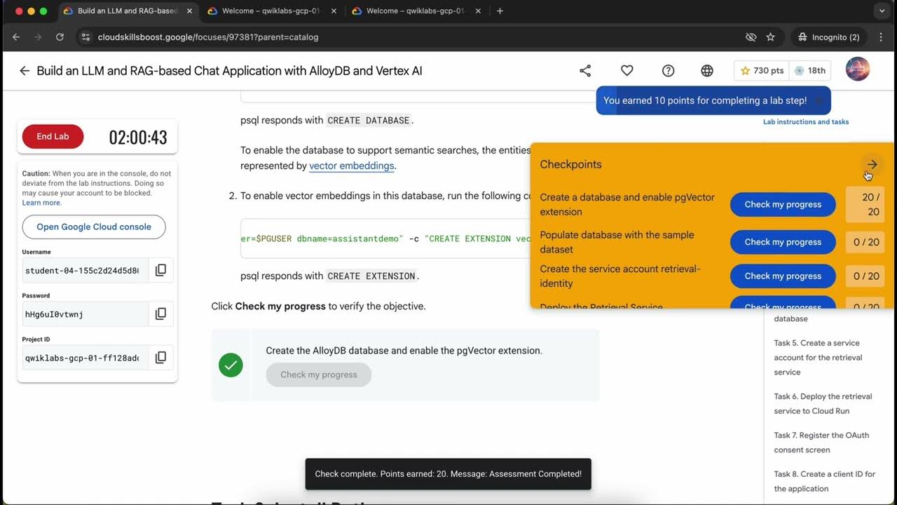 Build an LLM and RAG-based Chat Application with AlloyDB and Vertex AI - YouTube