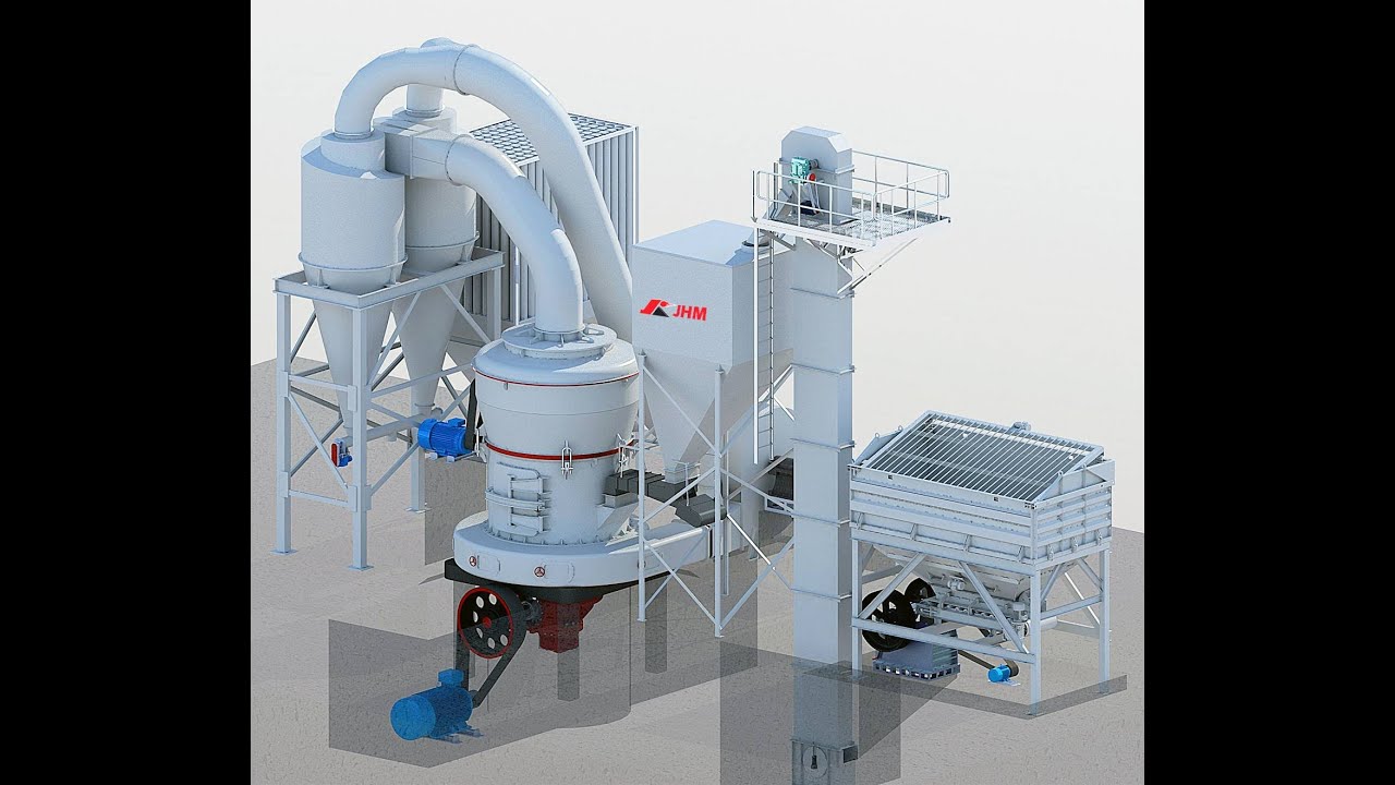 Grinding mill plant design, from feeding to powder storage - YouTube