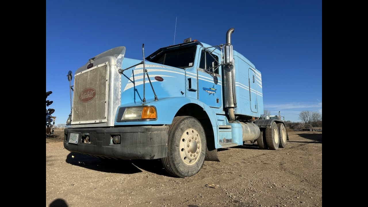 1988 Peterbilt 377 Semi, 13 Speed, 365 Cummins Engine, 1.2 Million ...