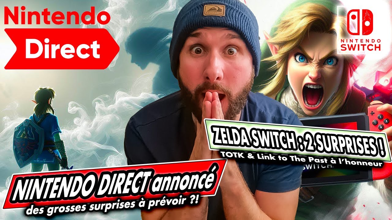 Nouveau Nintendo Direct annoncé 😱 ZELDA SWITCH : 2 SURPRISES de la part ...