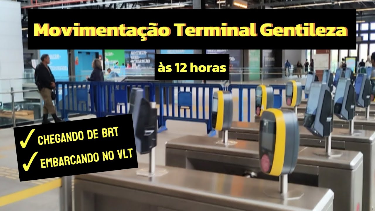 Desembarque BRT - Terminal Gentileza / Embarque VLT 💛🚍🚄 - YouTube