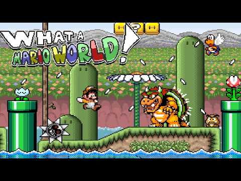 What a Mario World | Super Mario World Rom Hack (2026) - Full Gameplay