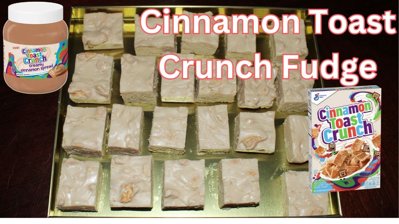Cinnamon Toast Crunch Fudge Recipe - Only FOUR Ingredients! - YouTube