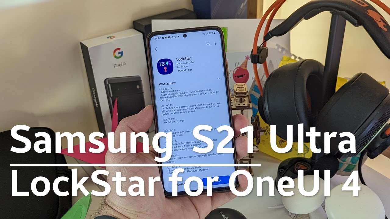 Samsung LockStar for One UI 4 - Transform your Lockscreen - YouTube