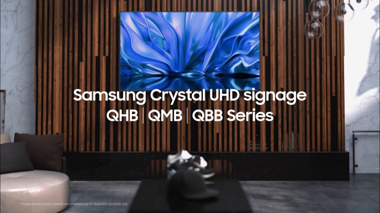 Samsung Crystal UHD signage: Unlock new display possibilities for your ...
