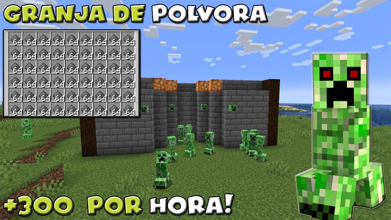 Granja de CREEPERS | AUTOMÁTICA y AFK | Tutorial Minecraft Java 1.19 ...