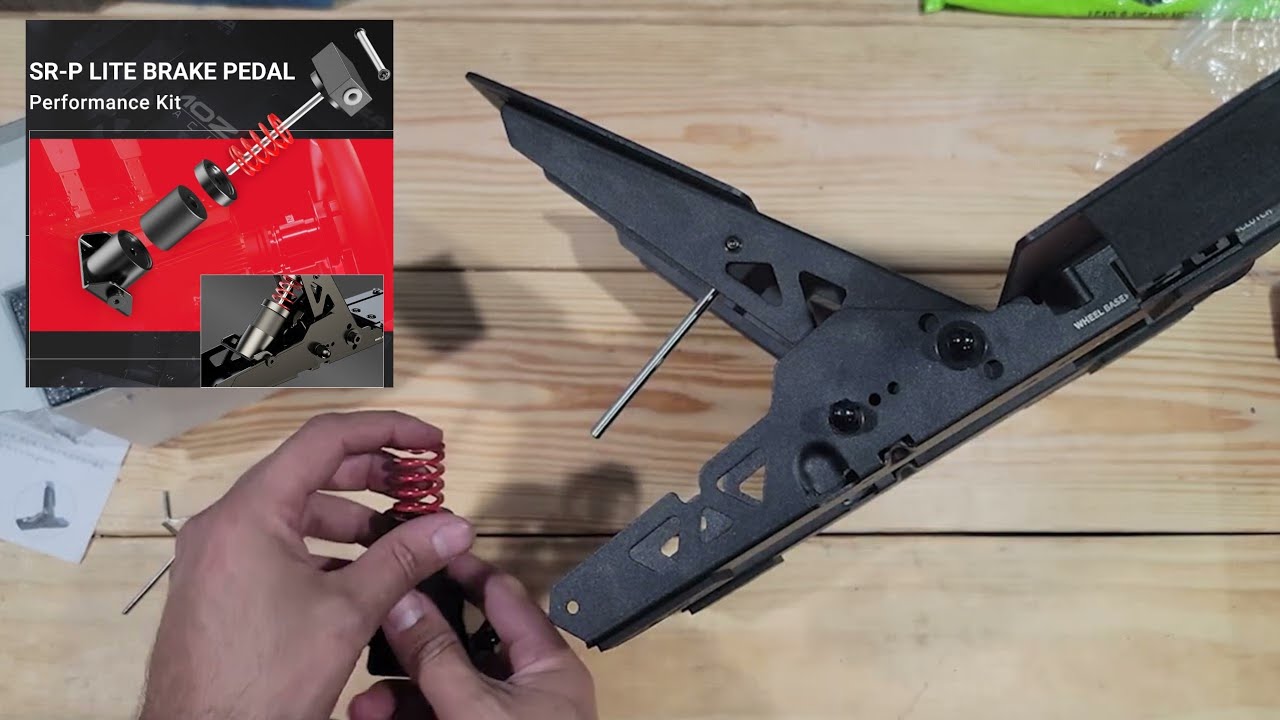 Moza SR-P Lite Brake performance kit install - Makes the R5 pedals 10x ...