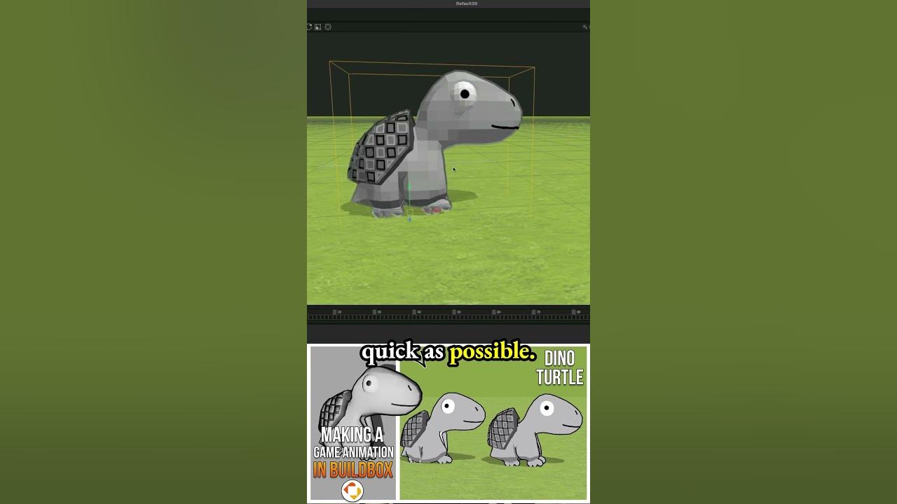 Problem-Solving 3D Model & Animation Issues - making a game in Buildbox - Character 3.4: Dino ...