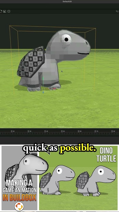 Problem-Solving 3D Model & Animation Issues - making a game in Buildbox - Character 3.4: Dino ...