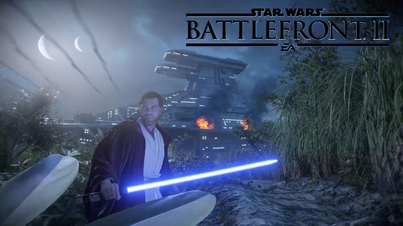 Star Wars Battlefront 2 Amazing OBi Wan Kenobi match - YouTube