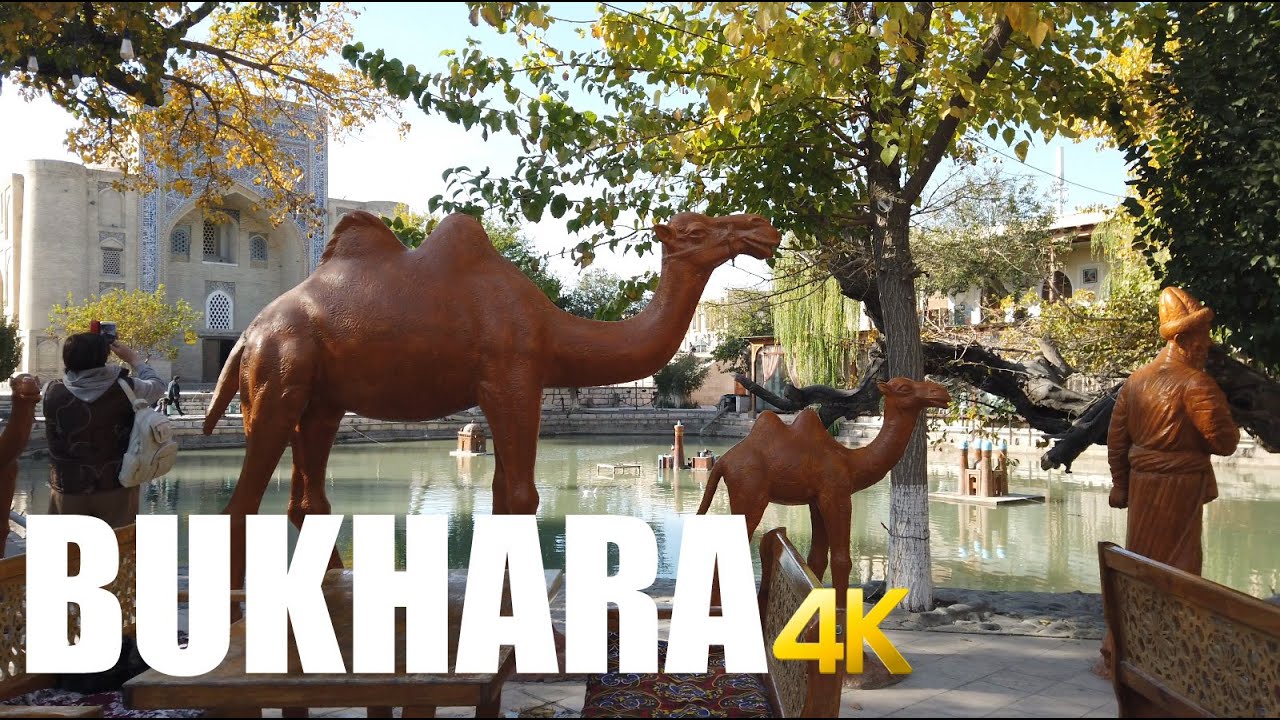 Bukhara, Uzbekistan, walking tour 4k 60fps - YouTube