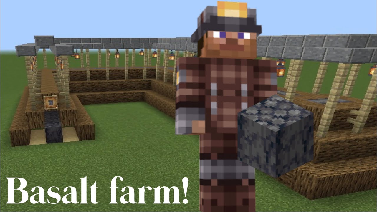 How to make a basalt farm in Minecraft (tutorial) - YouTube