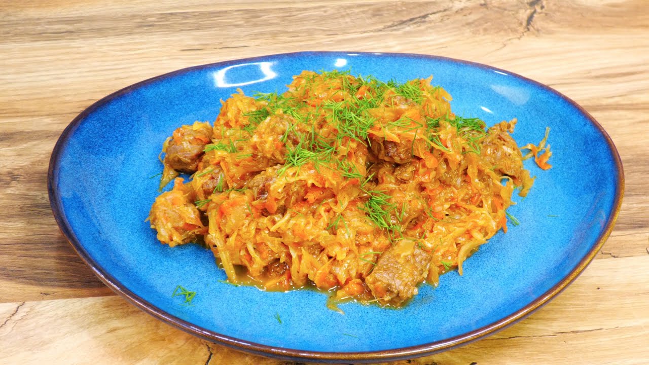 Как вкусно тушить капусту с мясом чтобы все были в восторге и просили