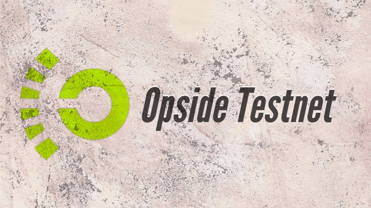 Opside Pre Alpha Testnet - YouTube