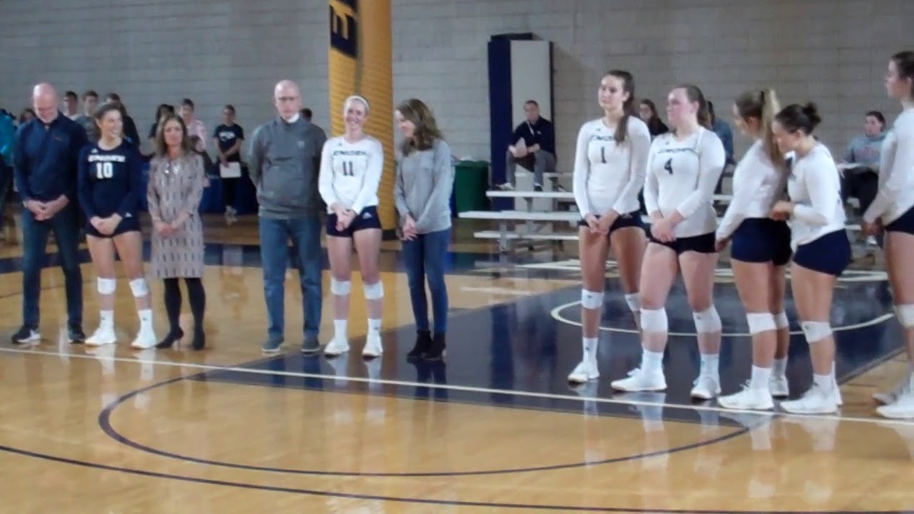 Emory Volleyball Senior Night - Nov. 1, 2019 - YouTube