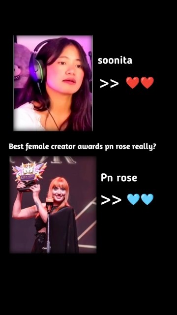 Best female Creator po rose 🩵VS soonita ️ ..... - YouTube