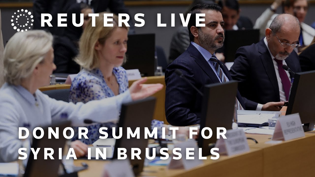 LIVE: Donor summit for Syria in Brussels - YouTube