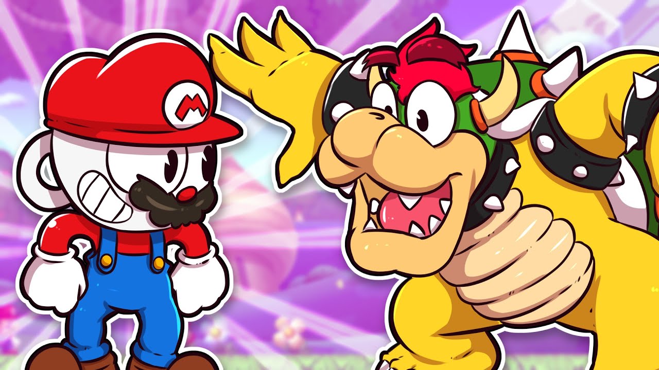 JOGANDO SUPER MARIO COM O CUPHEAD! - YouTube